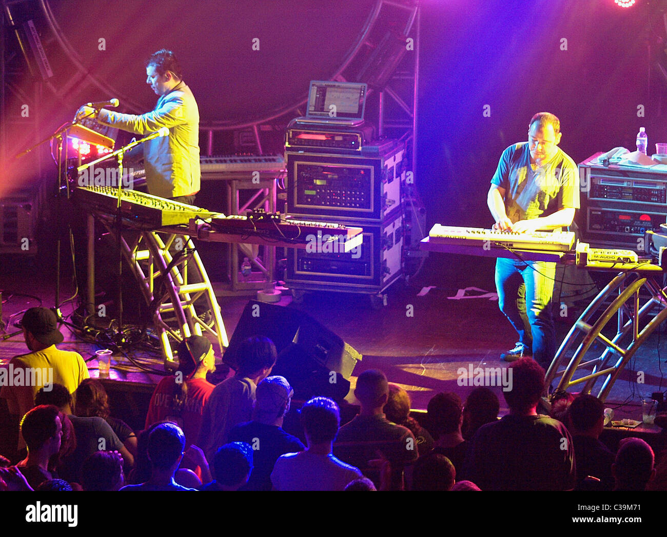Scott Kirkland and Ken Jordan The Crystal Method performs at Webster ...