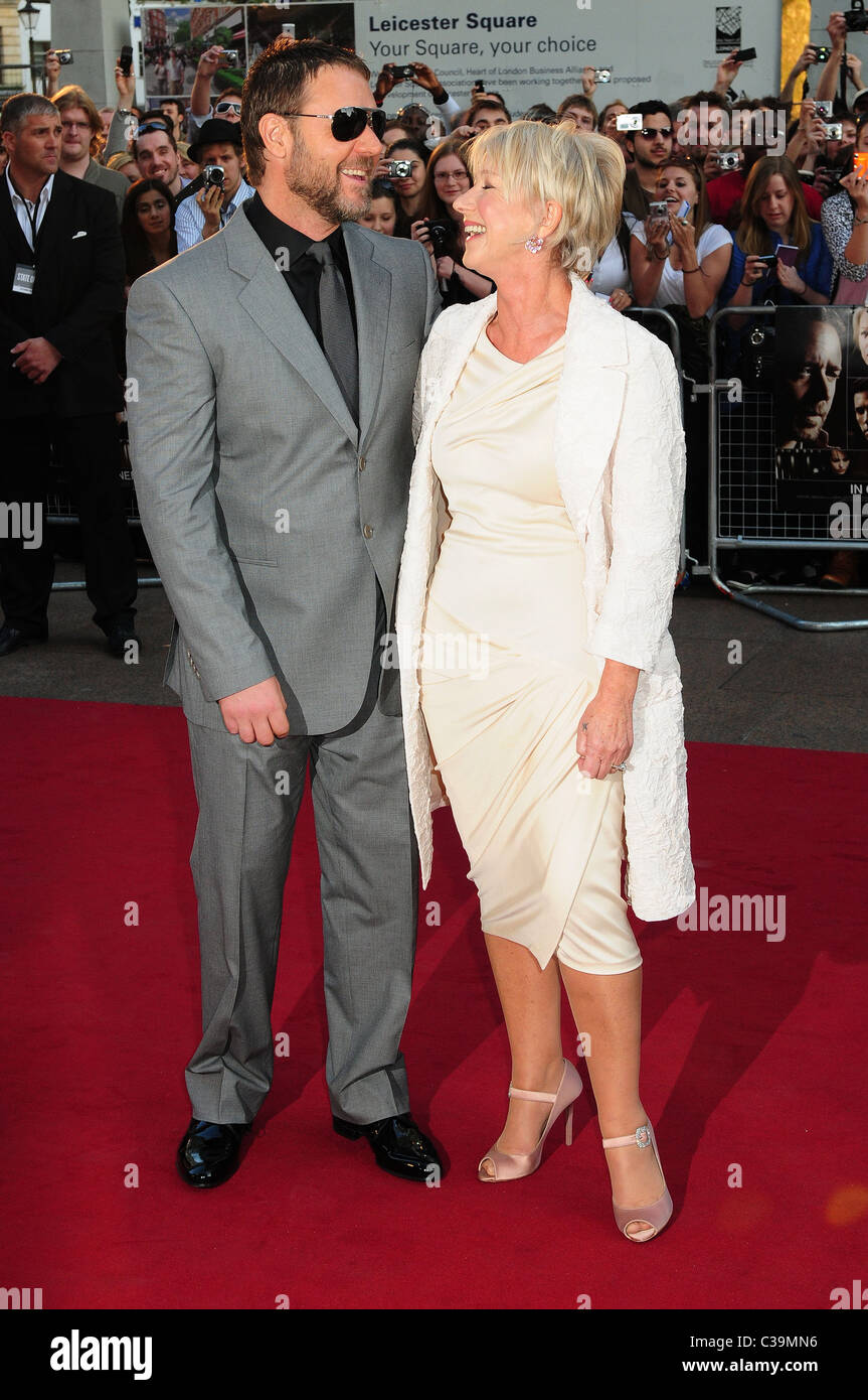 Russell Crowe and Helen Mirren State Of Play - UK film premiere held at ...