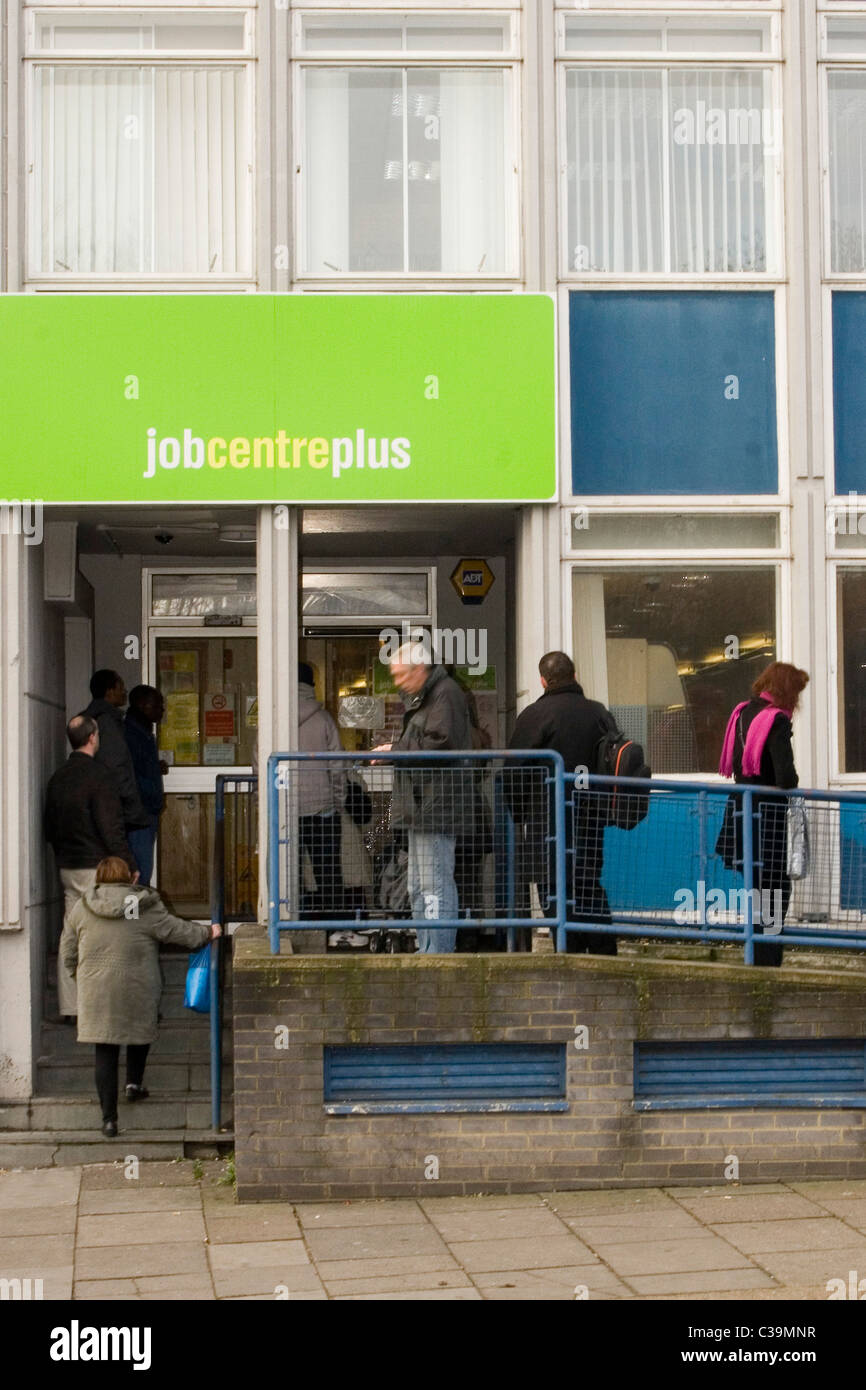 Pictured: A Job Centre Plus in North London Stock Photo - Alamy
