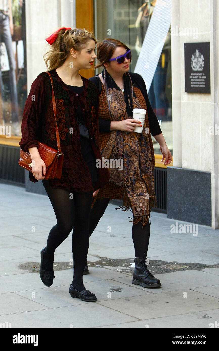 Peaches Geldof and Fifi Brown seen shopping together at designer stores ...