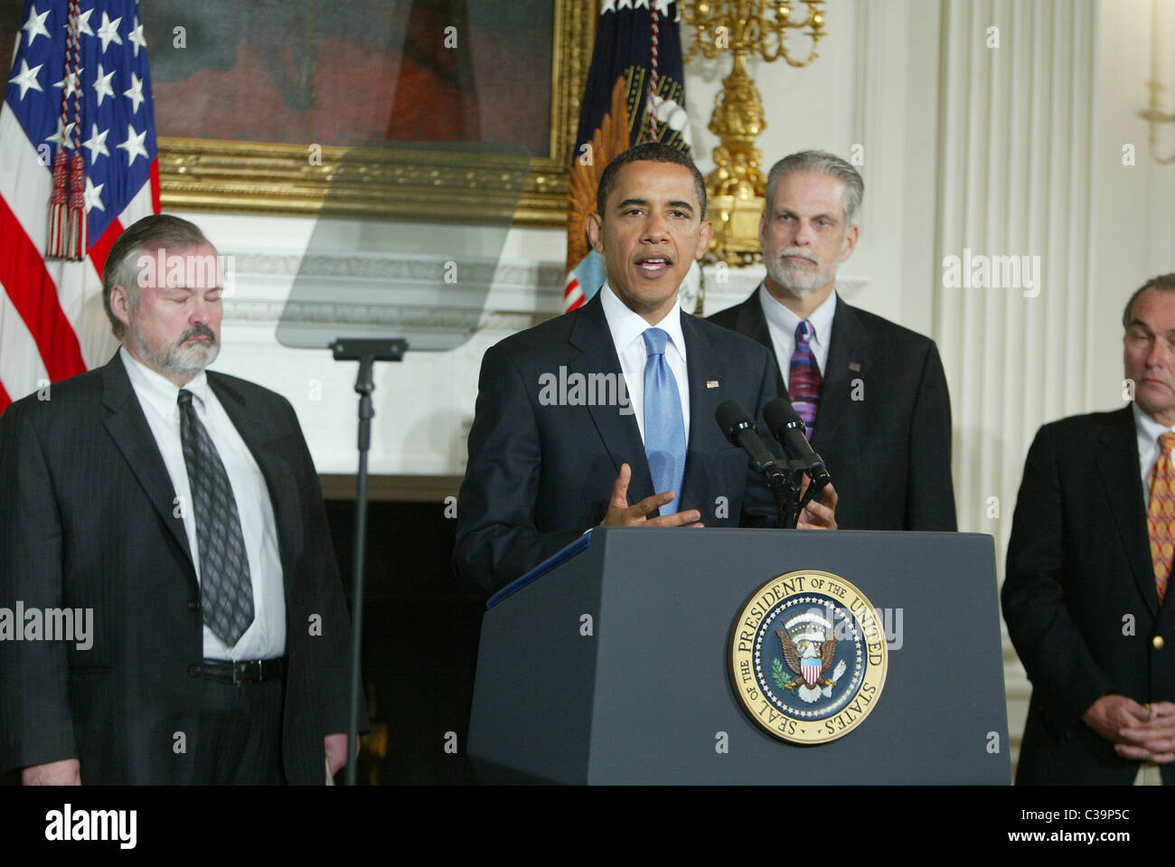 George Halverson, President Obama, James Rohack, Dennis Rivera US ...