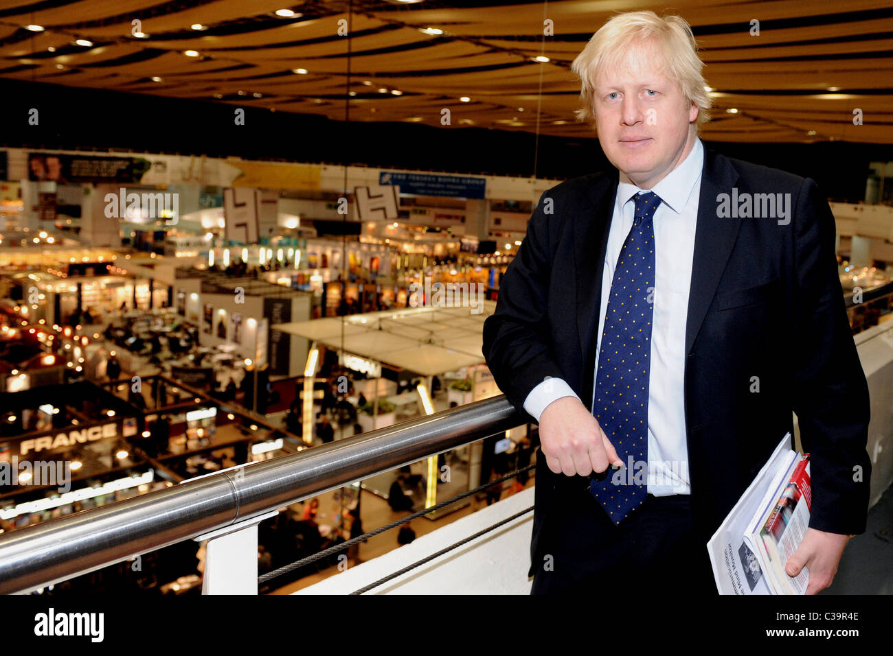 Boris Johnson London Book Fair at Earls Court Exhibition Centre London ...