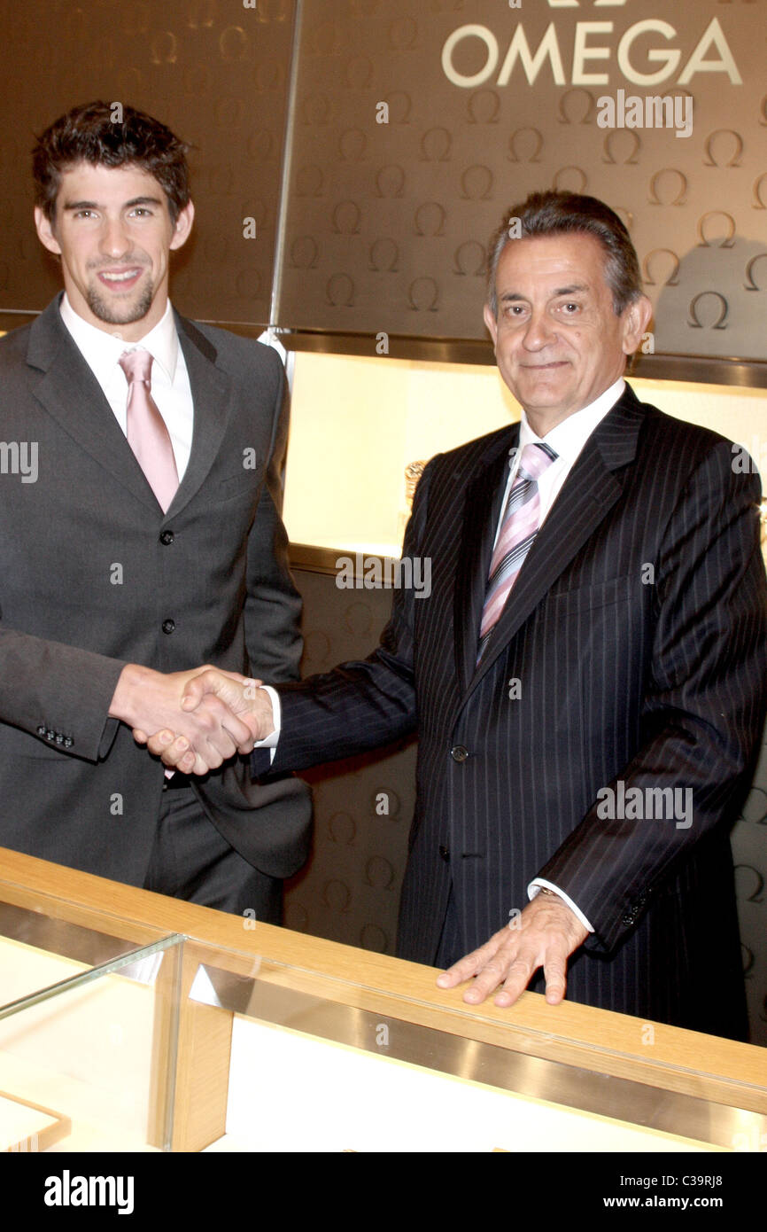 Michael Phelps and Stephen Urquhart Olympic swimmer Michael Phelps ...