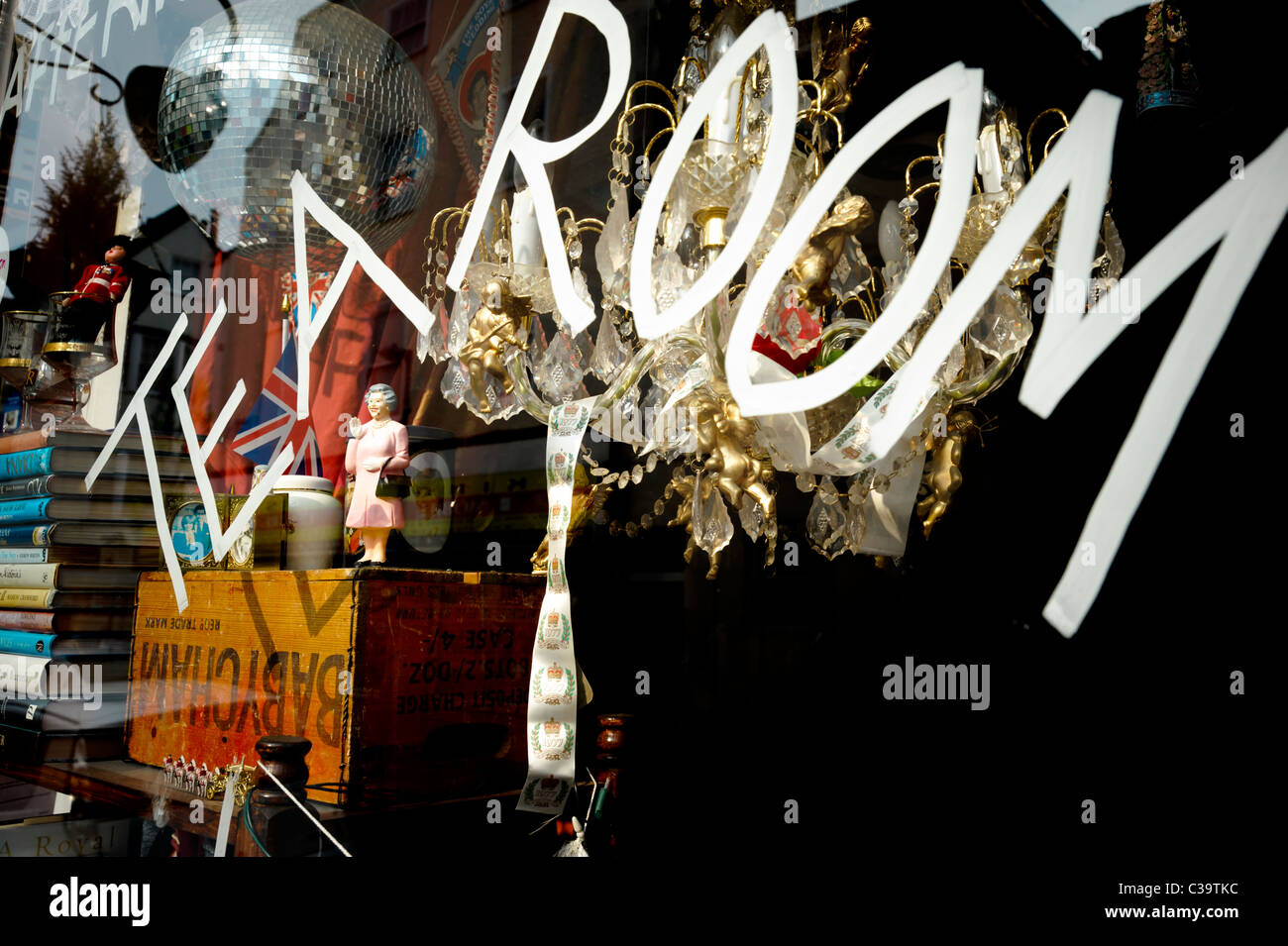 BRIGHTON, UK 29/04/2011. The Tea Cosy in George St, Brighton features ...