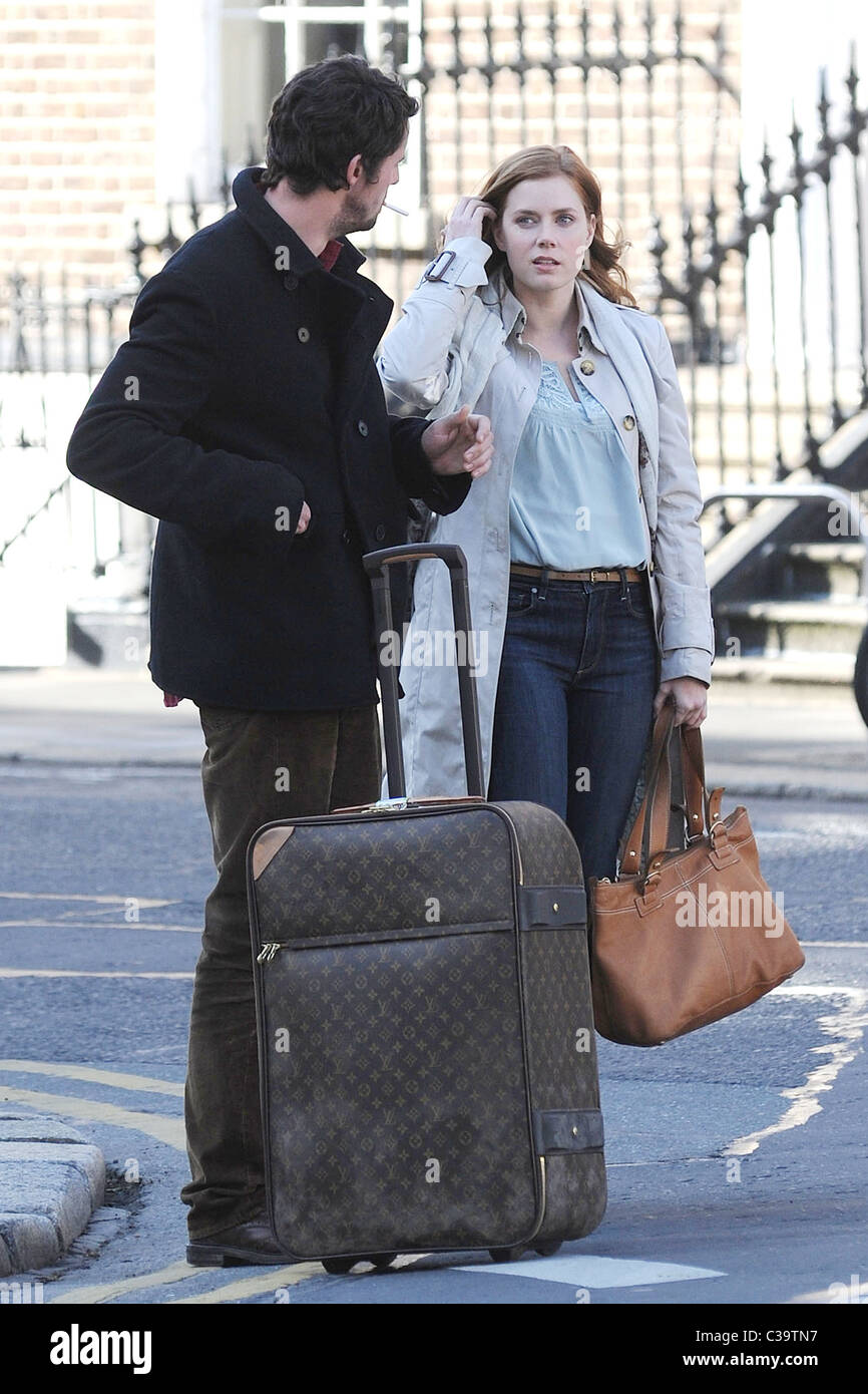 Amy Adams and Matthew Goode on the set of their upcoming film 'Leap ...