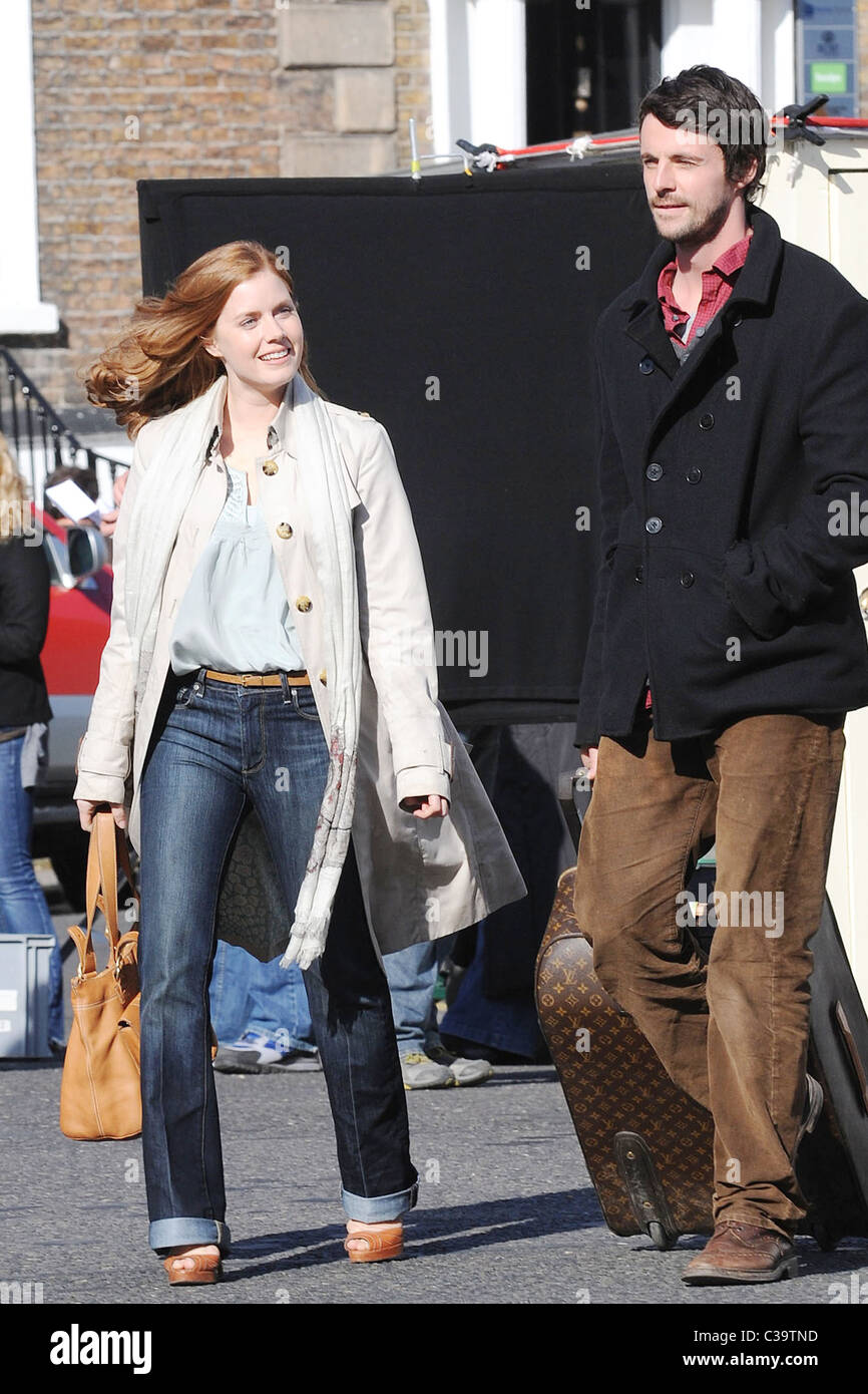 Amy Adams and Matthew Goode on the set of their upcoming film 'Leap ...
