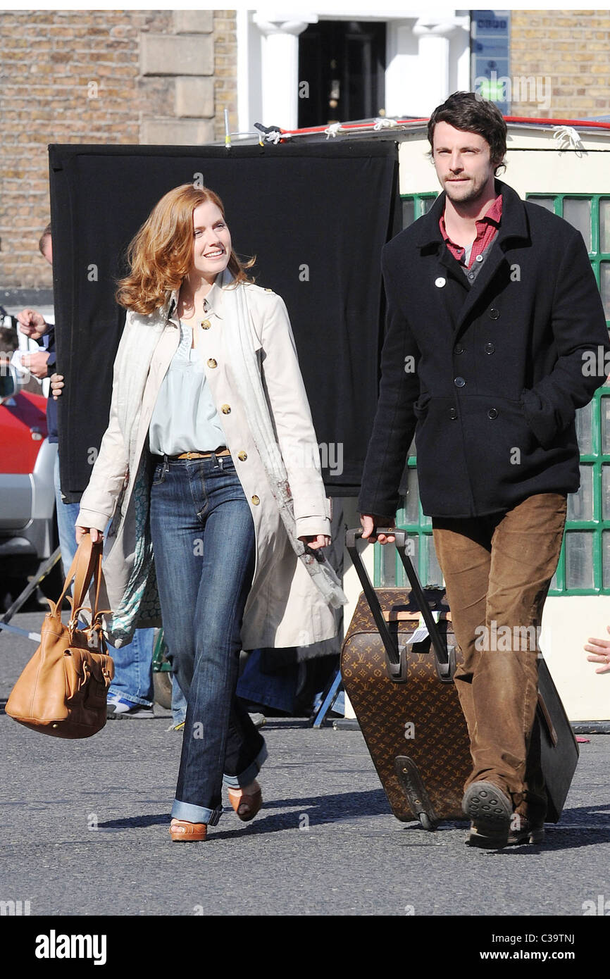 Amy Adams and Matthew Goode on the set of their upcoming film 'Leap ...