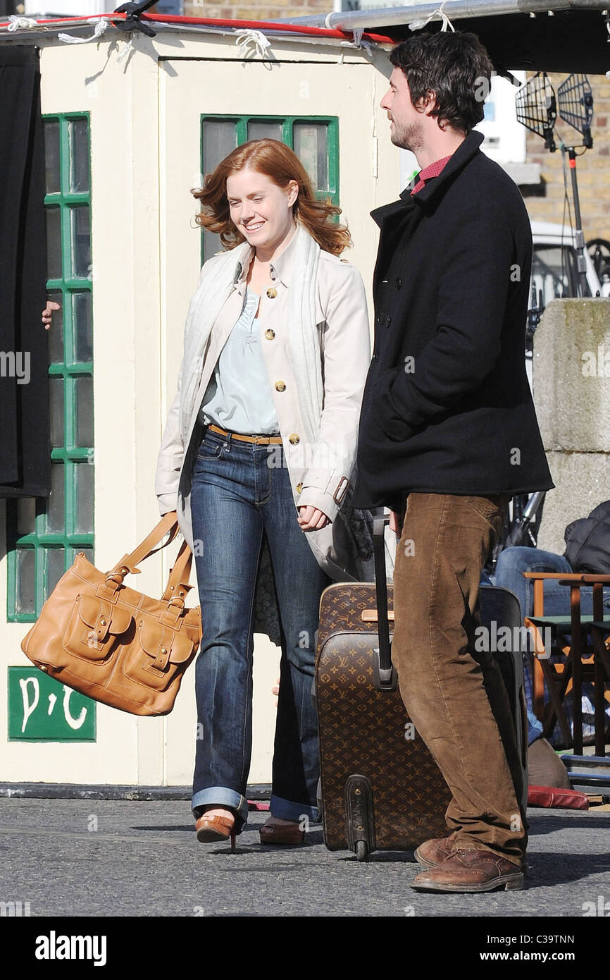 Amy Adams and Matthew Goode on the set of their upcoming film 'Leap ...
