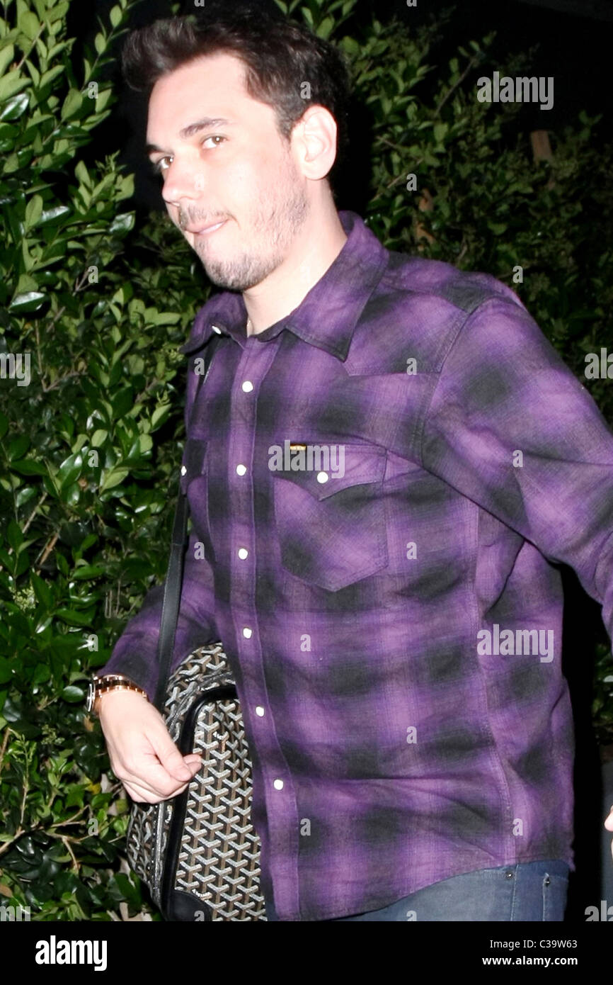 Adam Goldstein, aka DJ AM, arriving at MyHouse for the US Weekly 'Hot ...
