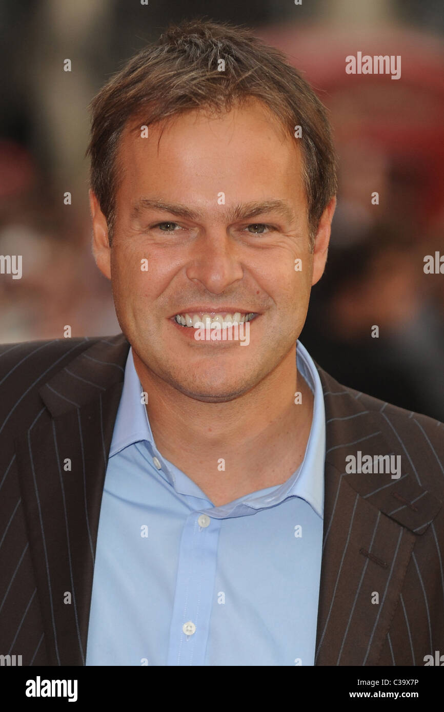 Peter Jones UK film premiere of 'Hannah Montana' at the Odeon West End ...