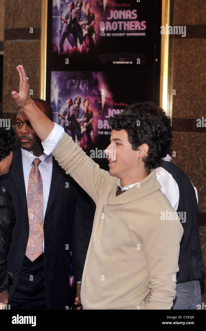 Nick Jonas Jonas Brothers In 3D - UK film premiere held at the Empire ...