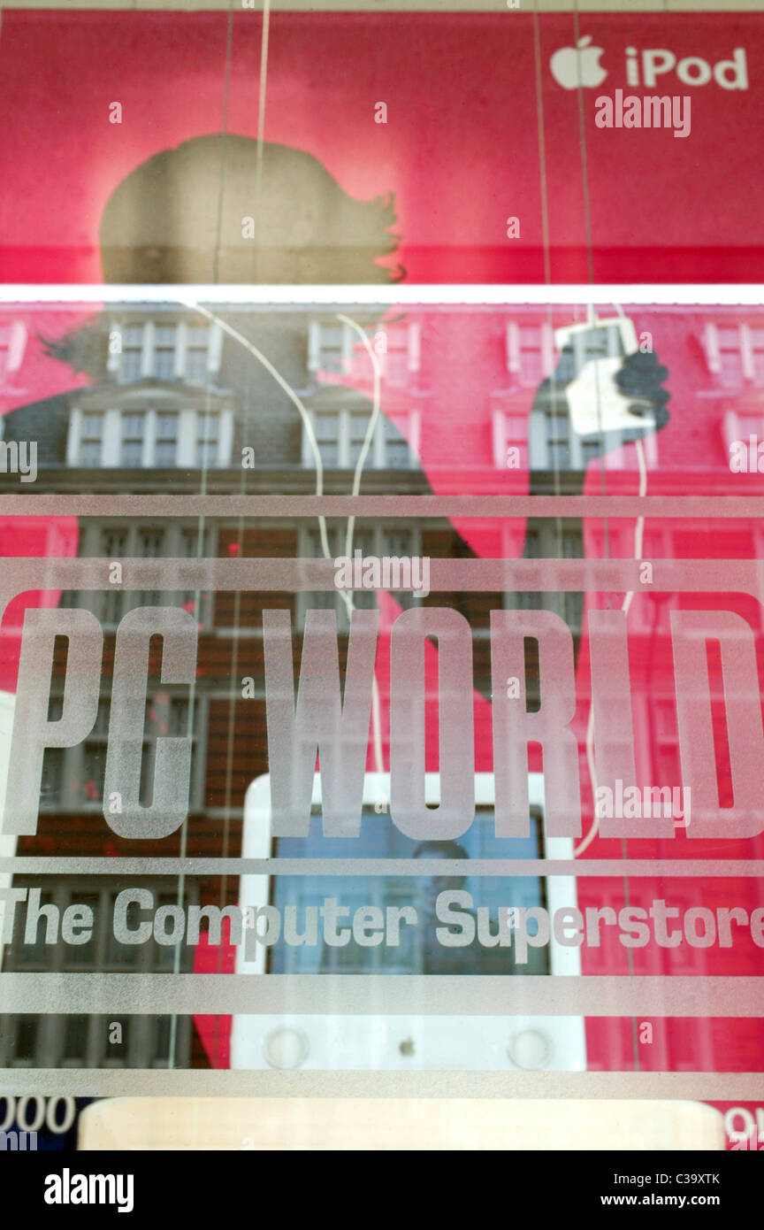 A window display of a PC World computer store Stock Photo - Alamy