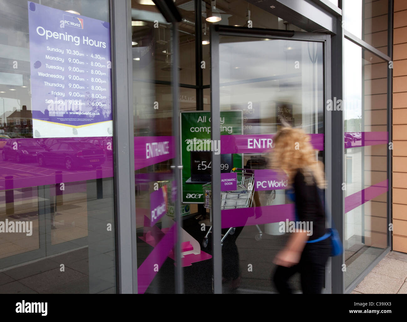 PC World branch Stock Photo - Alamy