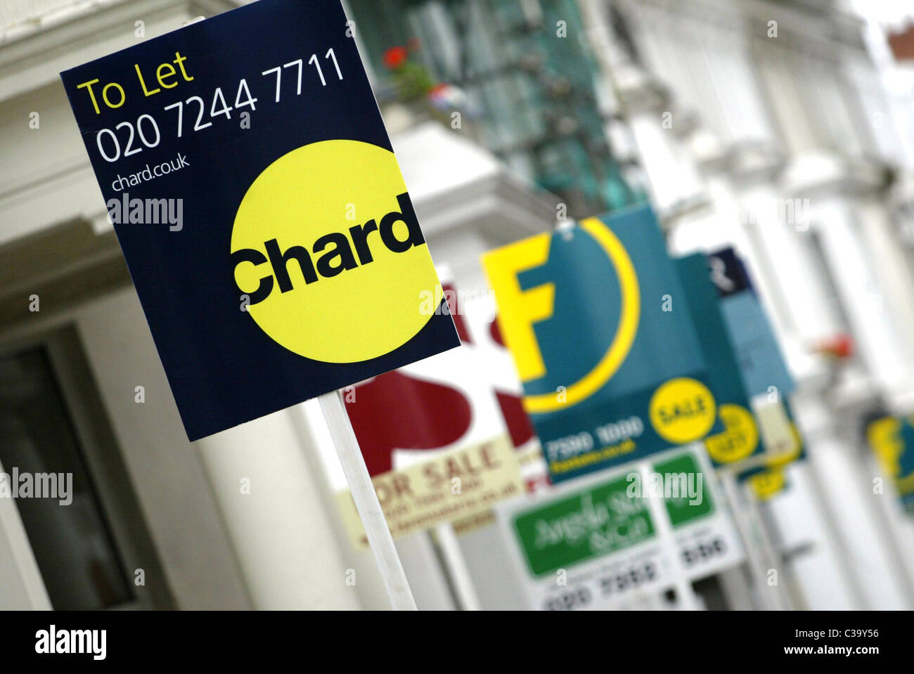 Various property signs hi-res stock photography and images - Alamy