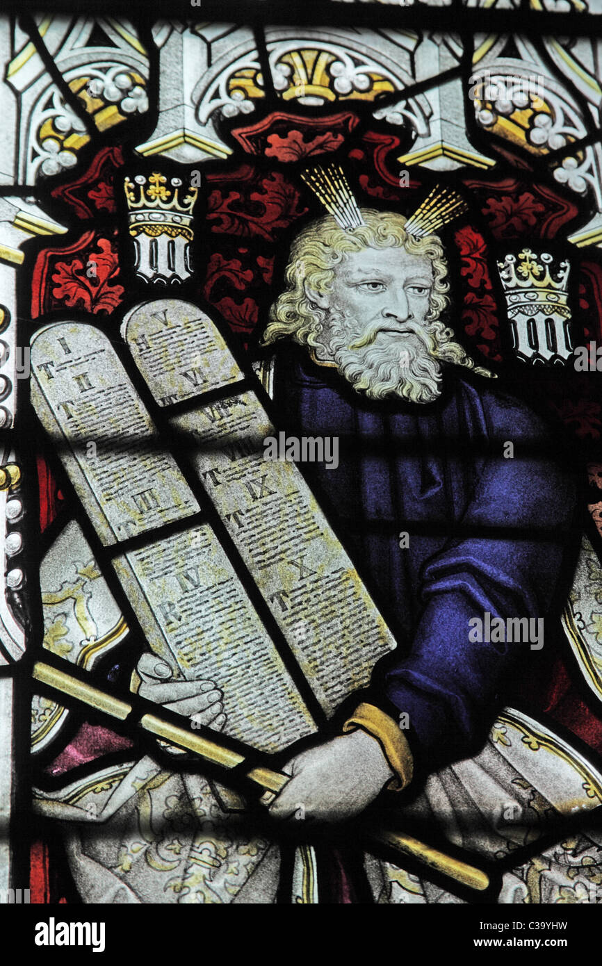 Moses and the ten commandments High Resolution Stock Photography and ...