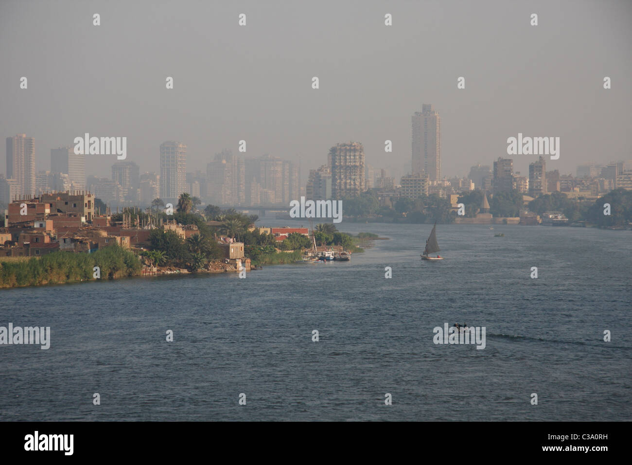 The Nile in Cairo, Egypt´s capital Stock Photo - Alamy