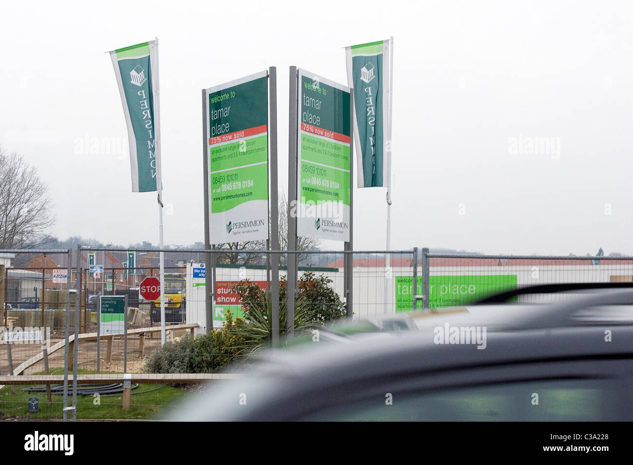 Persimmon homes signage hi-res stock photography and images - Alamy