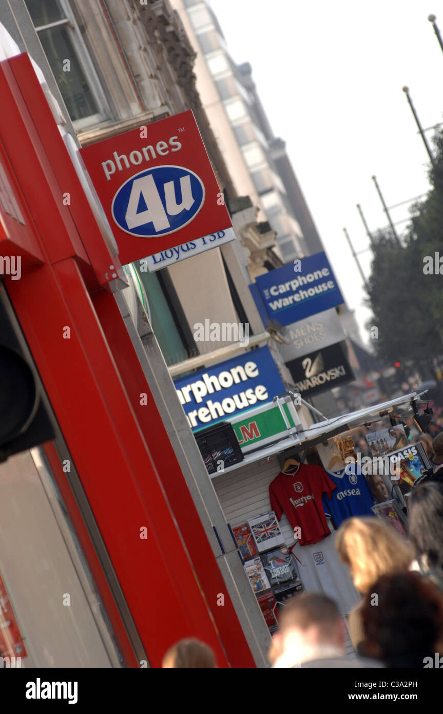 Mobile phone phones4u phones 4u hi-res stock photography and images - Alamy