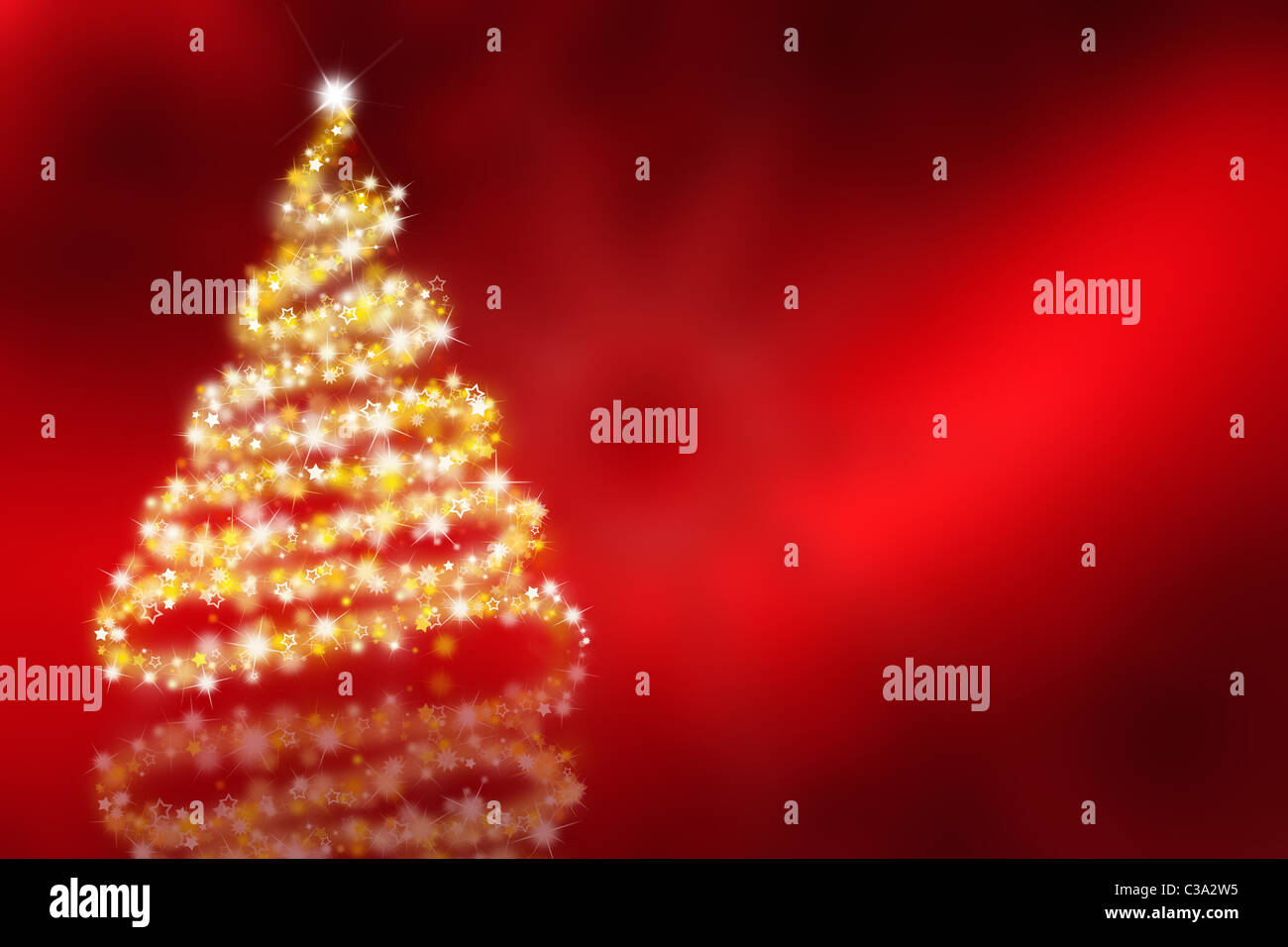Sparkly Christmas tree background Stock Photo - Alamy