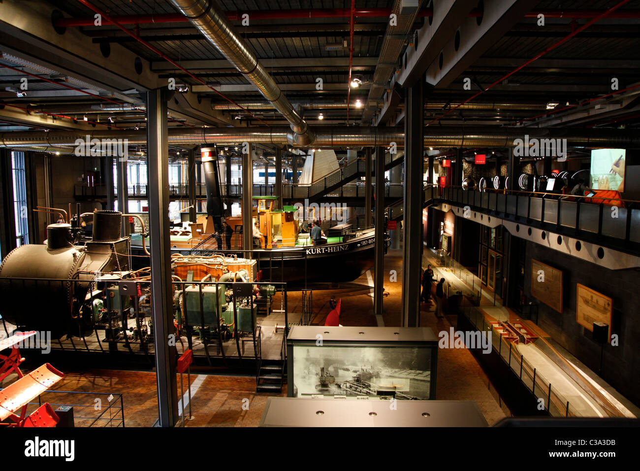 The pavilion dedicated to navigation in Deutsches Technikmuseum Berlin ...