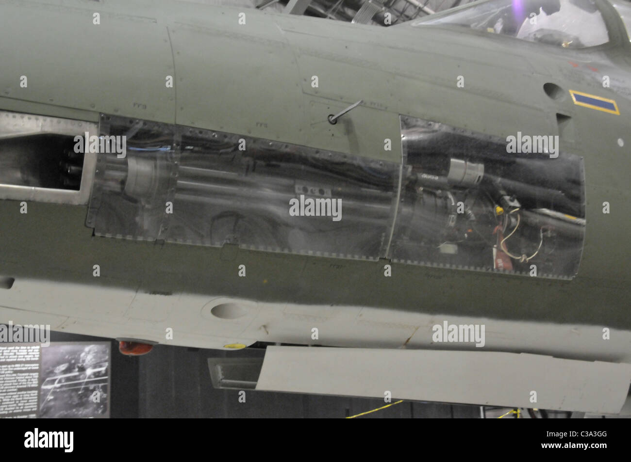 Gatling Gun in an American Jet Stock Photo - Alamy
