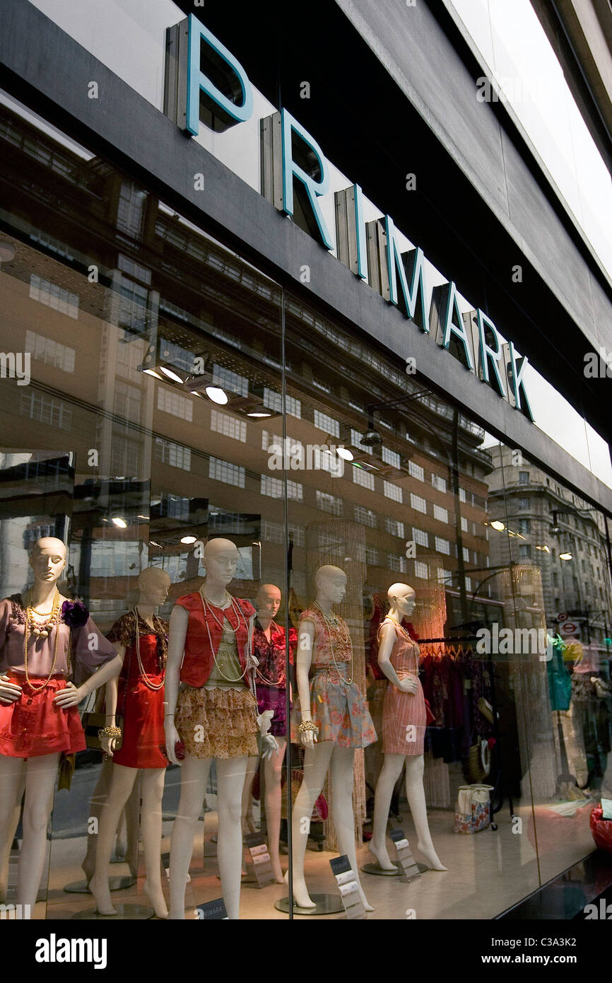 A window display in Primark's flagship store on Oxford street, Central ...