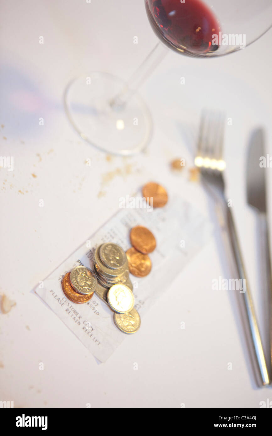 Restaurant bill hi-res stock photography and images - Alamy