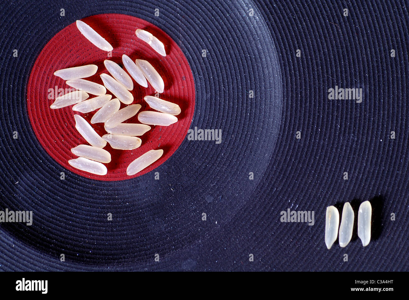 Impressions of raw rice, ready to cook Stock Photo - Alamy