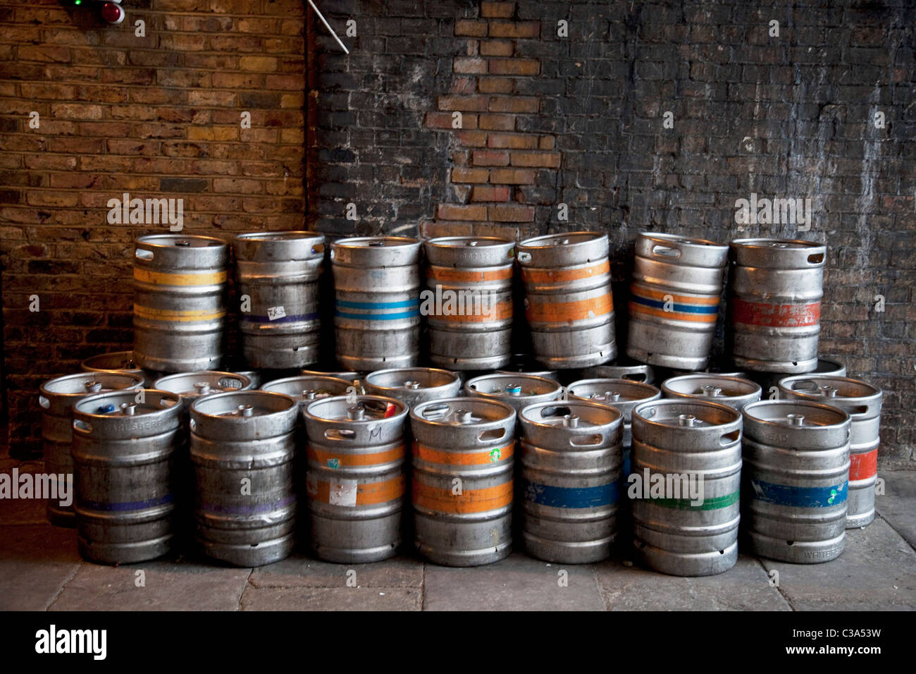 British beer barrels hi-res stock photography and images - Alamy