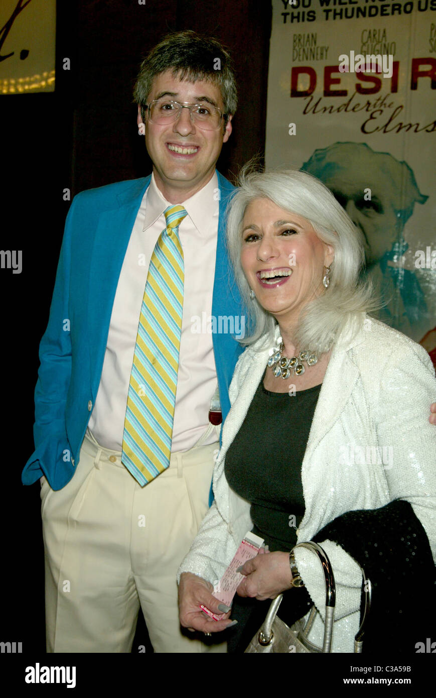 Mo Rocca and Jamie deRoy at the opening night of the Broadway play ...