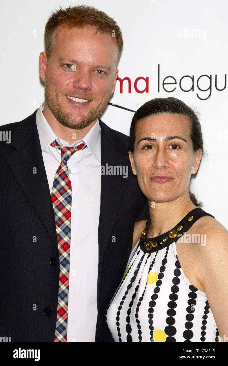 Jason Moore and Jeanine Tesori The 75th Annual Drama League Awards ...