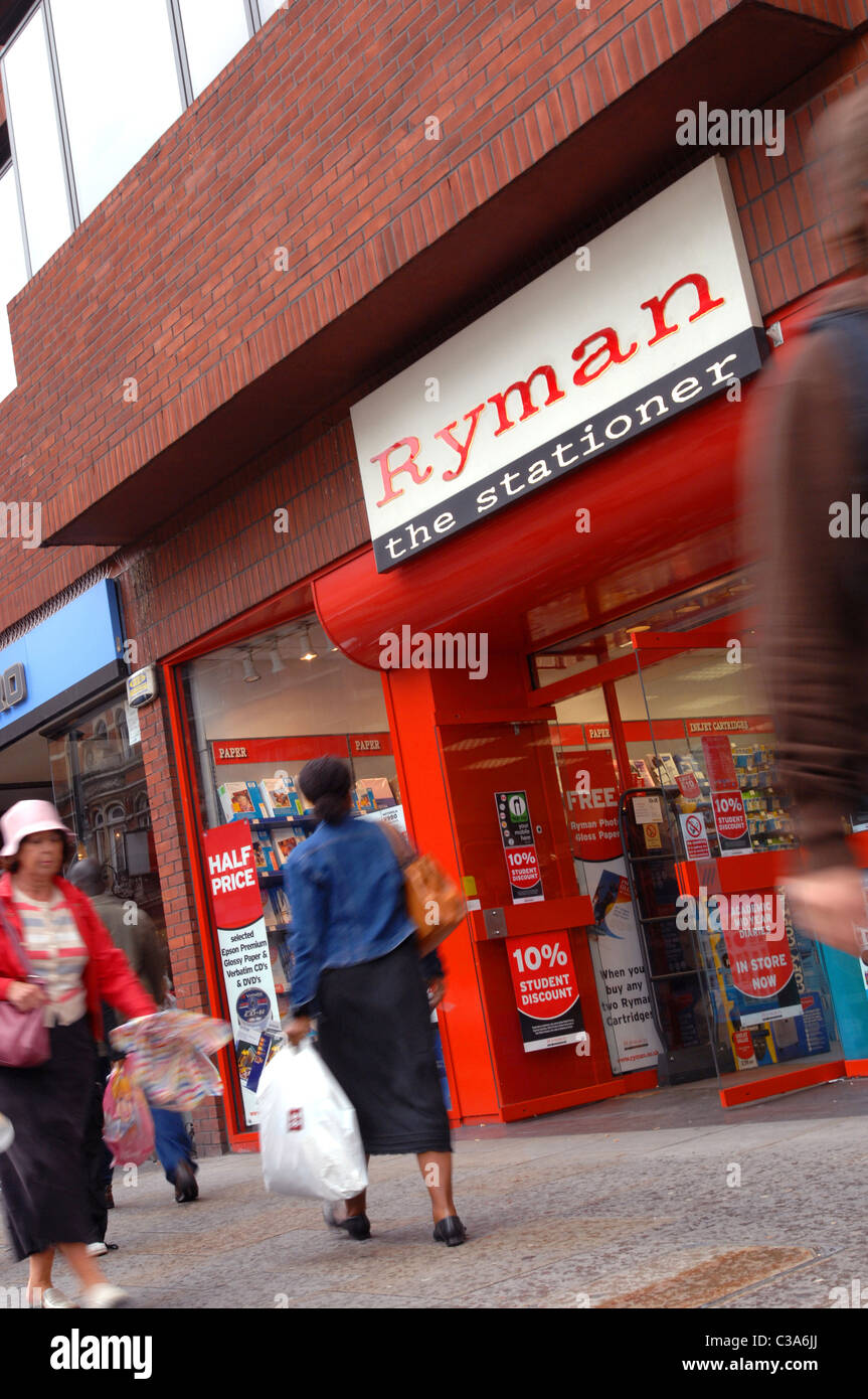 Exterior of a Ryman store Stock Photo - Alamy