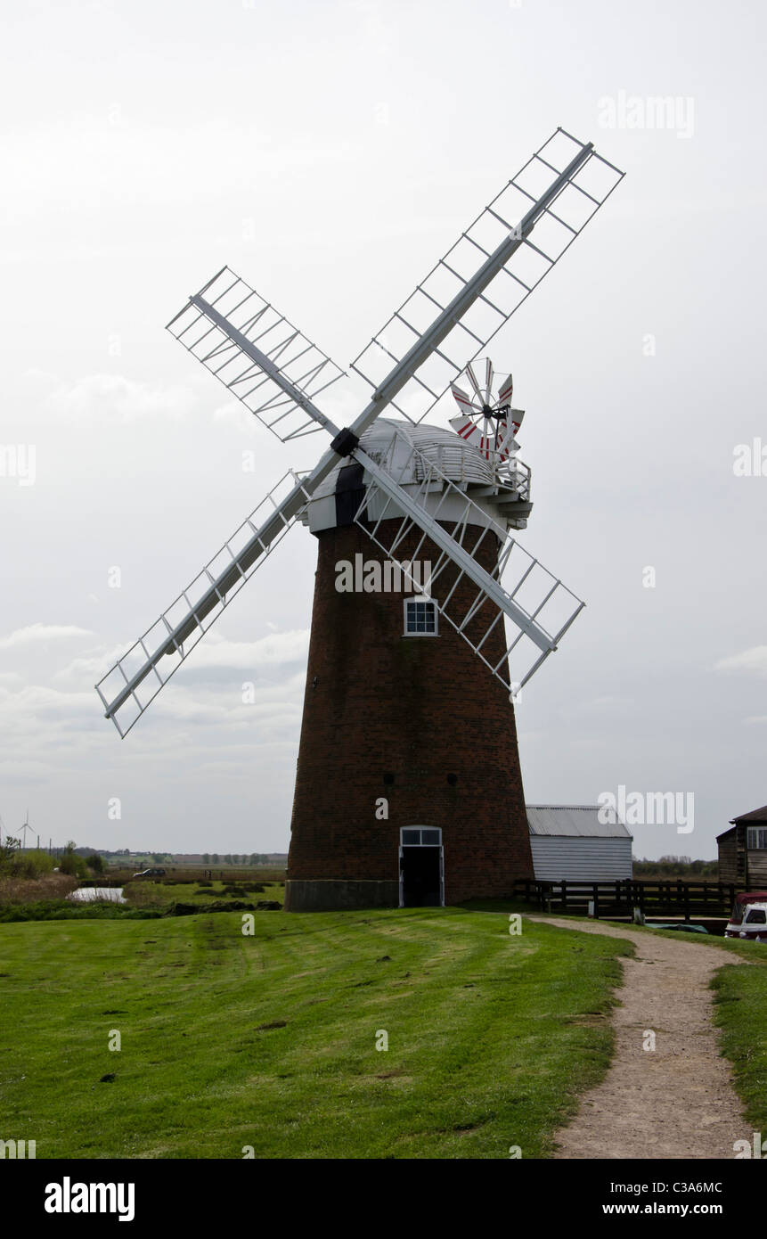 Drainage Windpump (windmill) near Hickling Broad, Norfolk Broads, East ...