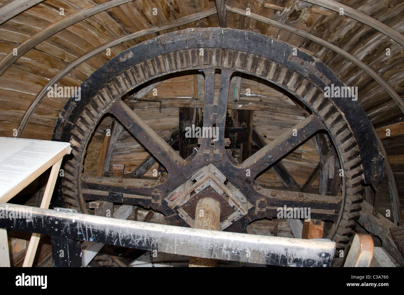 Gear wheel windmill hi-res stock photography and images - Alamy