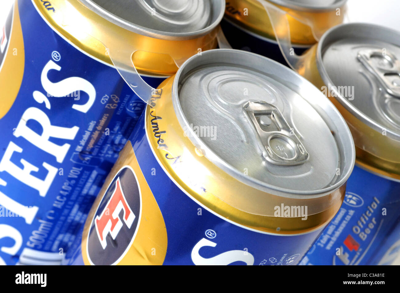 Cans of fosters lager beer hi-res stock photography and images - Alamy