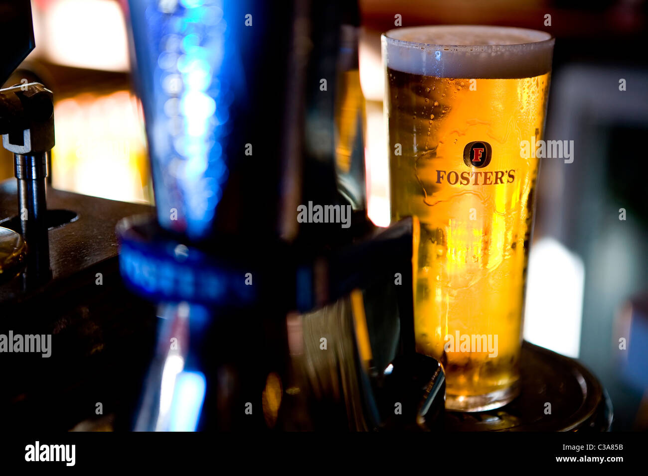 Illustrative image of Foster's beer Stock Photo - Alamy