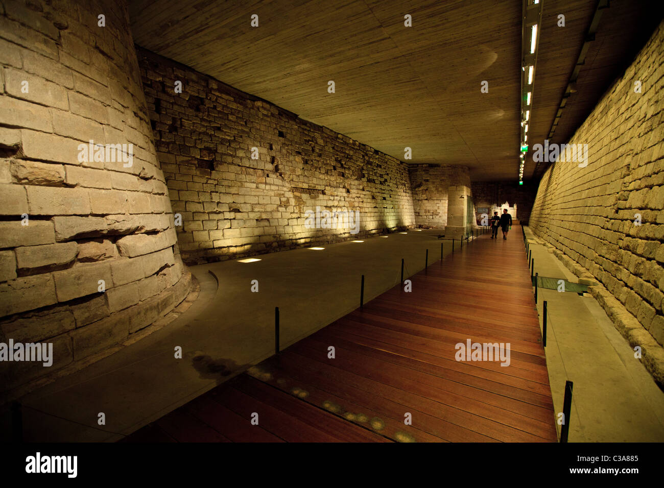 Louvre medieval foundations hi-res stock photography and images - Alamy
