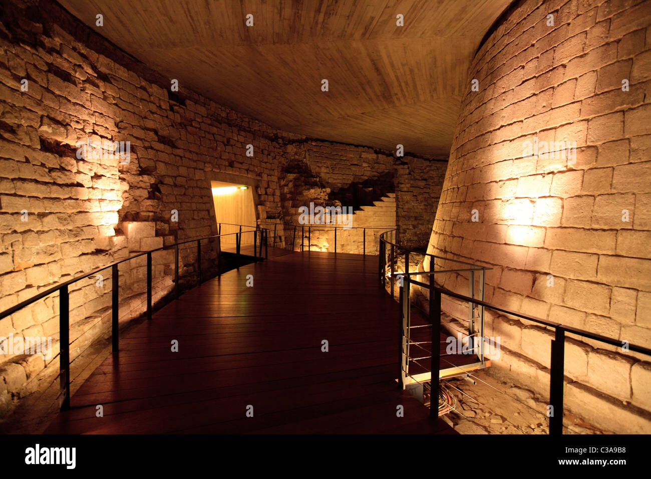 Louvre medieval foundations hi-res stock photography and images - Alamy