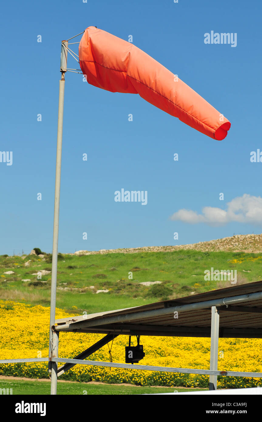 Windsock in an airfield Stock Photo - Alamy