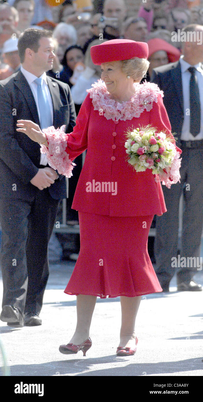Queen Beatrix The Dutch Royal family celebrate Koninginnedag or ...