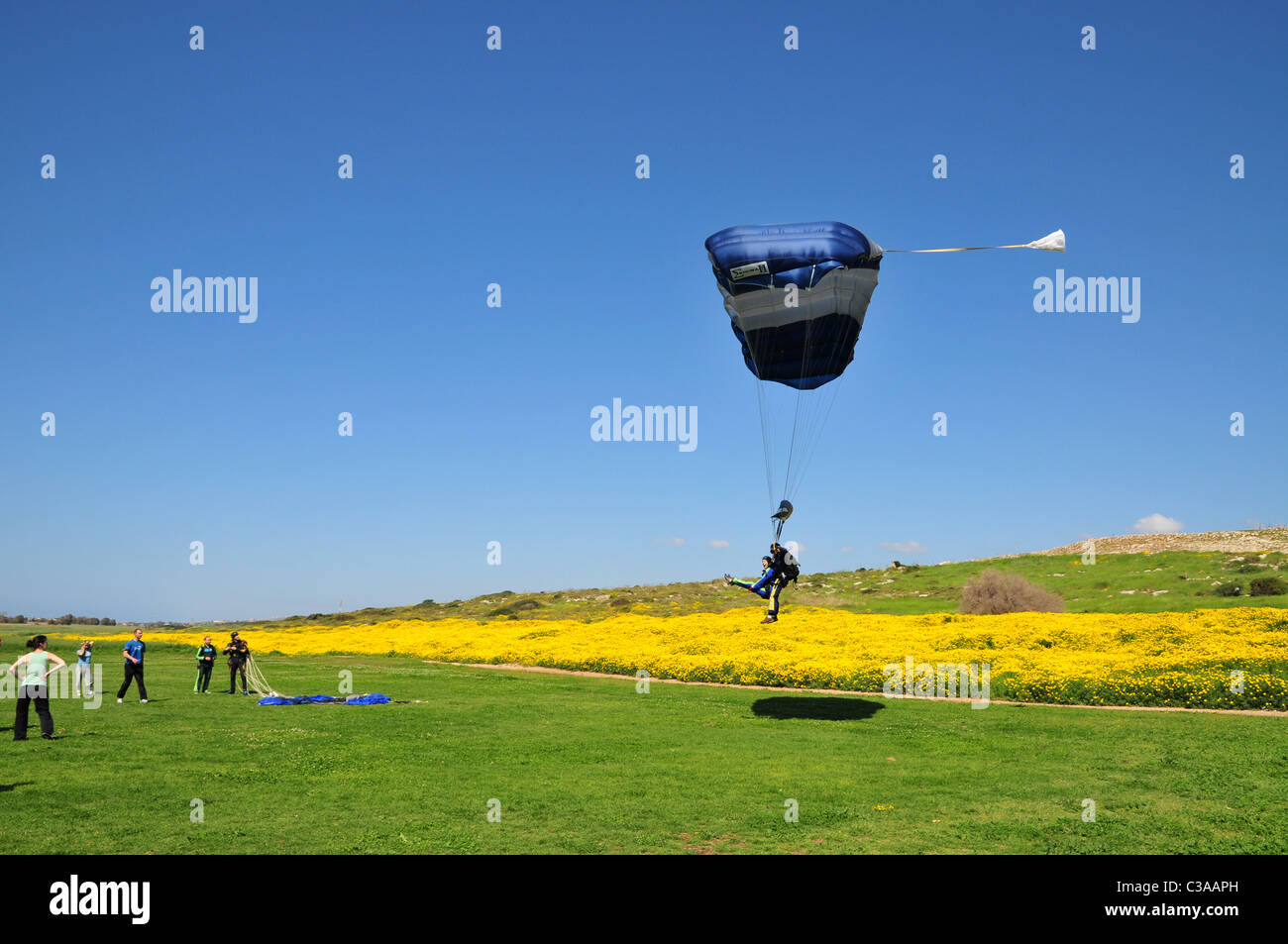 Israel, Mediterranean coast paragliding Stock Photo - Alamy