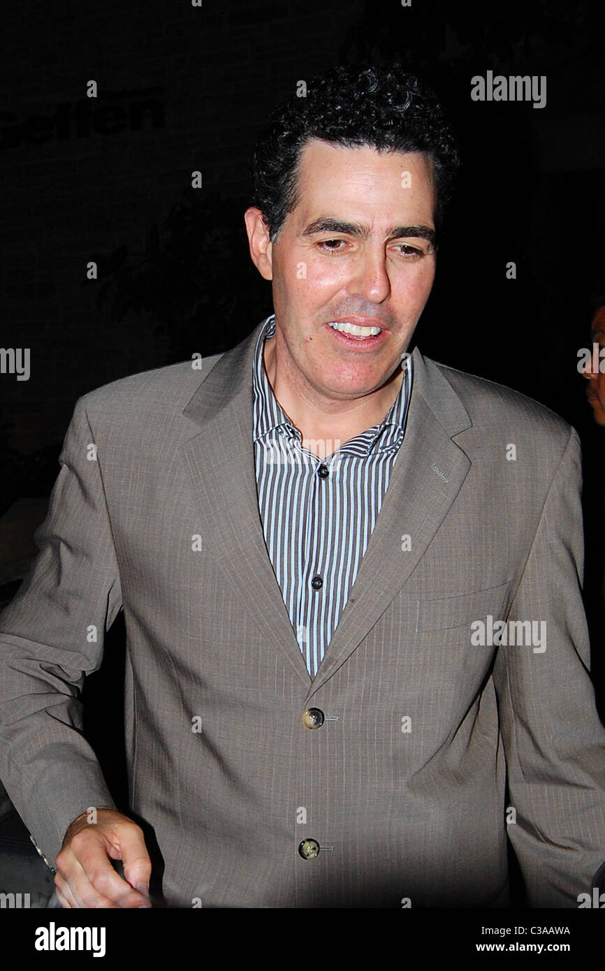 Adam Carolla signs autographs for waiting fans outside the Geffen ...