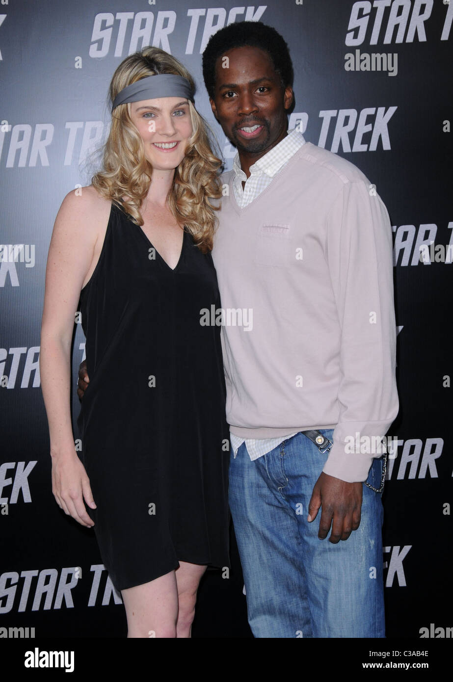 Harold Perrineau and wife Brittany Perrineau Los Angeles Premiere of ...