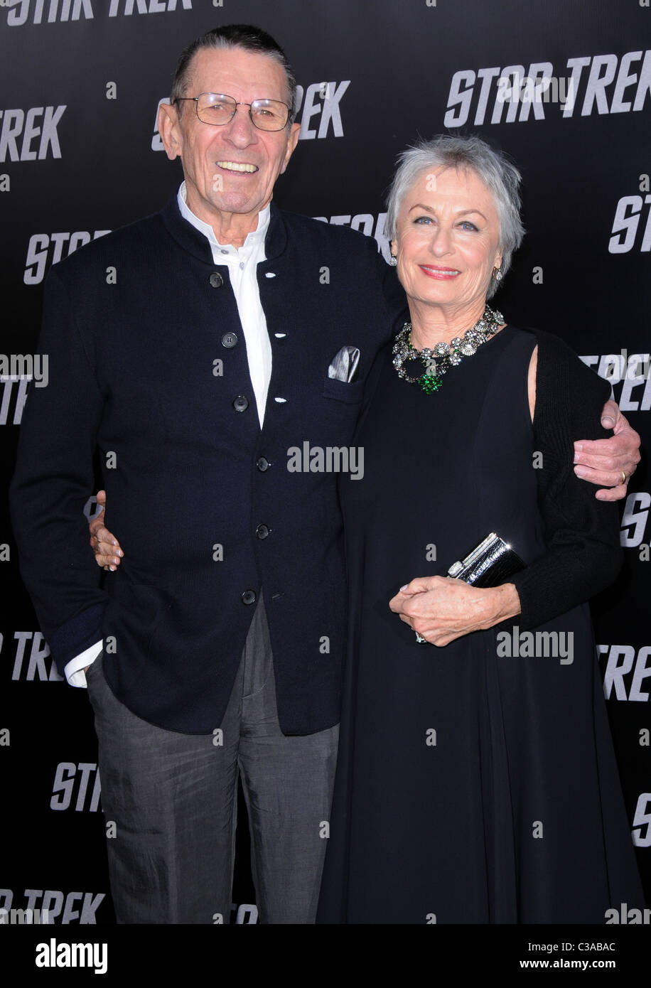 Leonard Nimoy and Susan Day Los Angeles Premiere of 'Star Trek ...