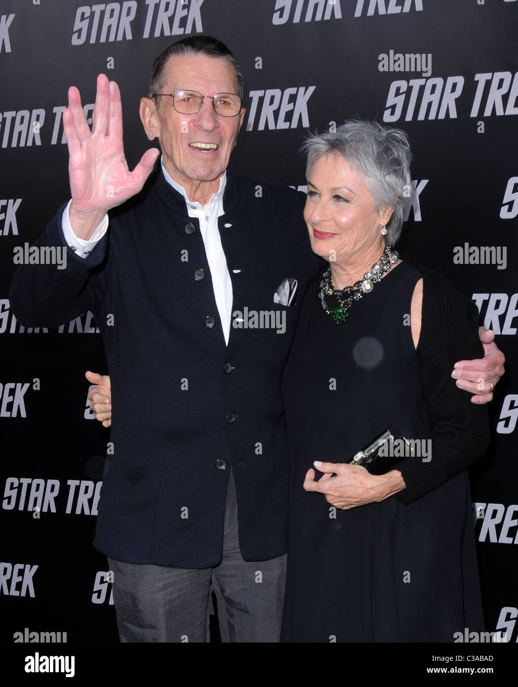 Leonard Nimoy and Susan Day Los Angeles Premiere of 'Star Trek ...