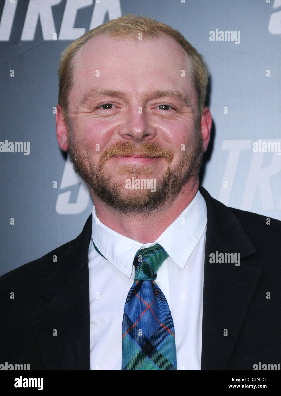 Simon Pegg Los Angeles Premiere of 'Star Trek' - Arrivals at Grauman's ...