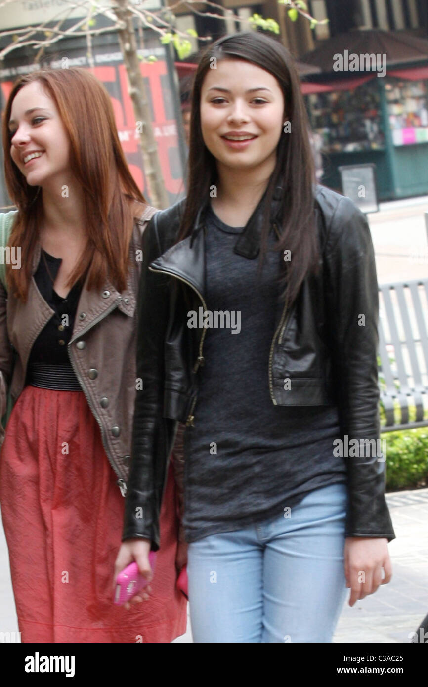Miranda Cosgrove Leather Pants