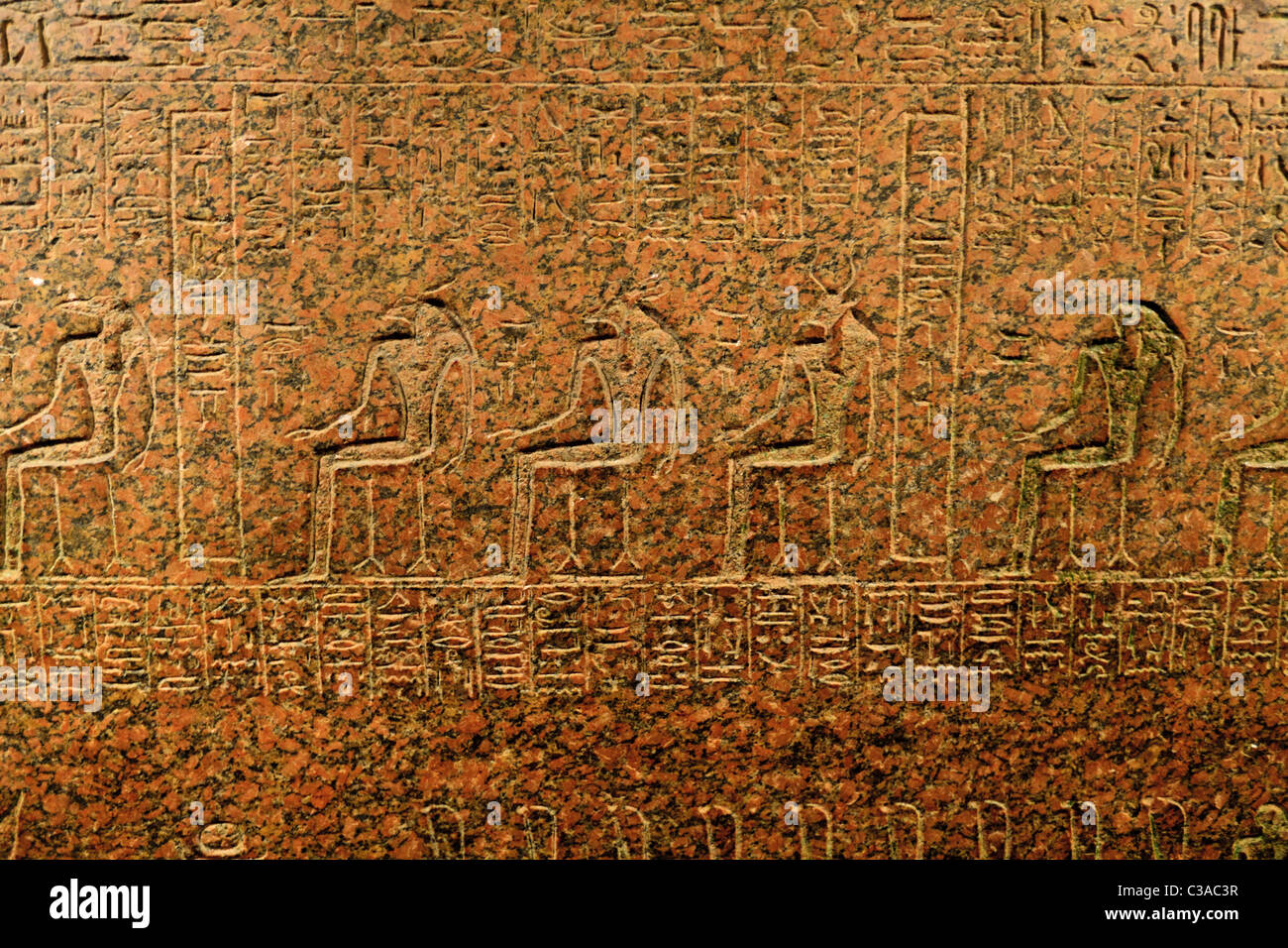 Egyptian sarcophagus hieroglyphics hi-res stock photography and images ...