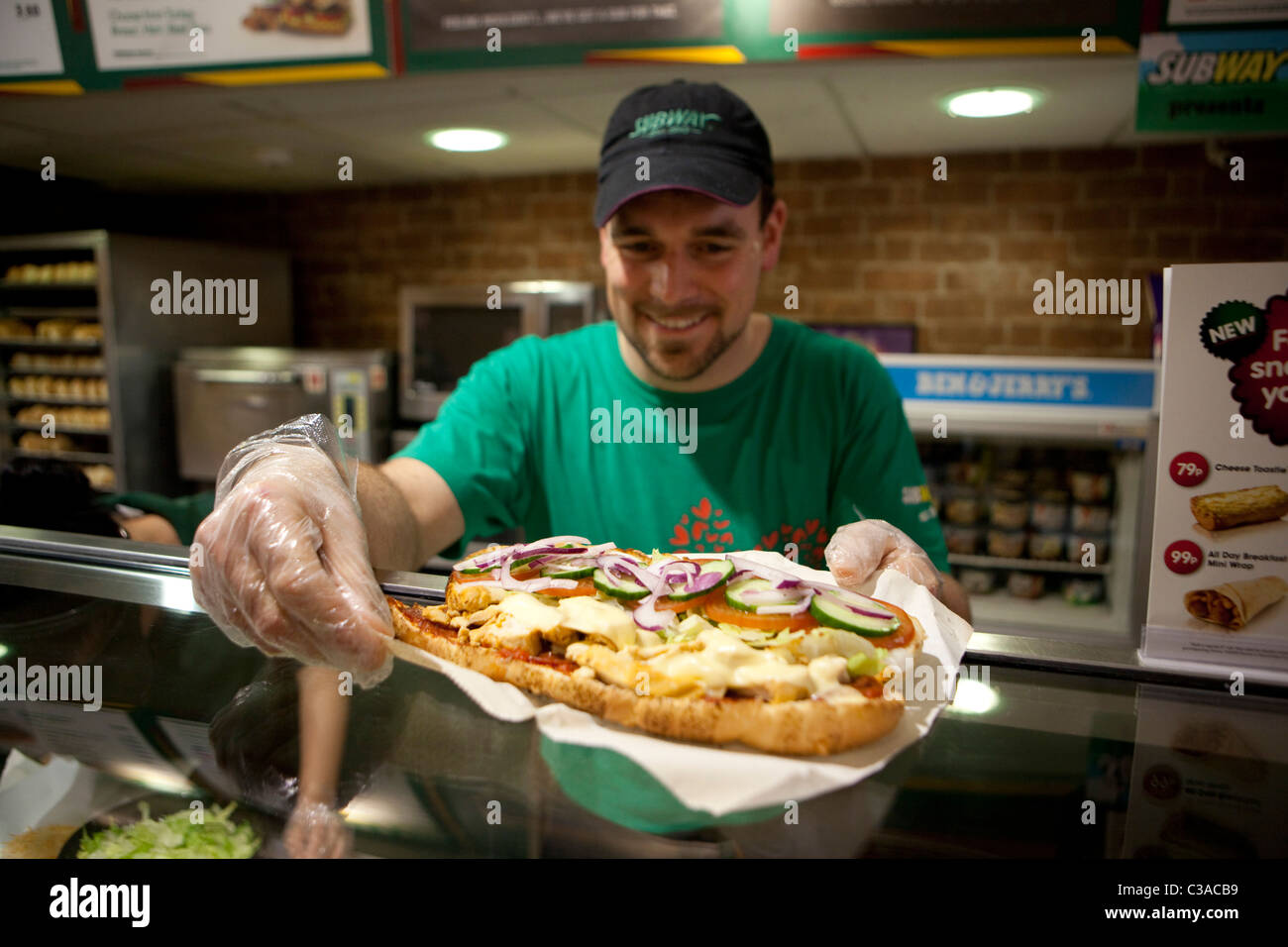Subway footlong hi-res stock photography and images - Alamy
