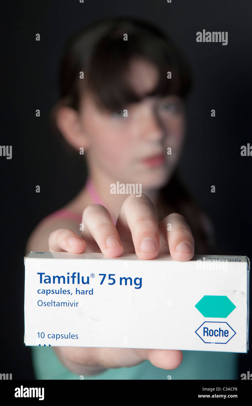 Illustrative image of Tamiflu 75mg capsules Stock Photo - Alamy